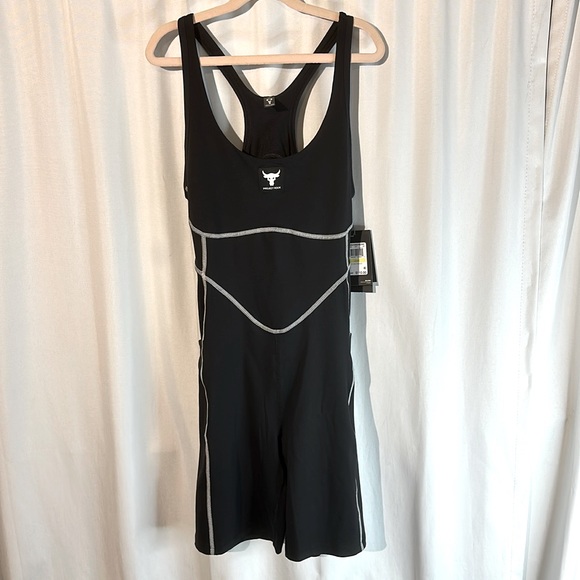 Under Armour | Tops | New Under Armour Project Rock Womens Bodysuit ...